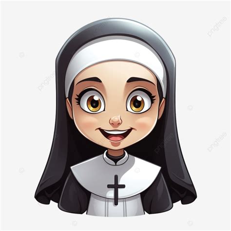 귀여운 만화 수녀 그리기 사람 믿음 종교 Png 일러스트 및 이미지 에 대한 무료 다운로드 Pngtree