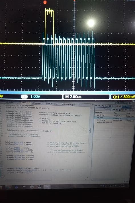 ccs tms320f28027 interfacing of tms320f28027 with vinculum with 13