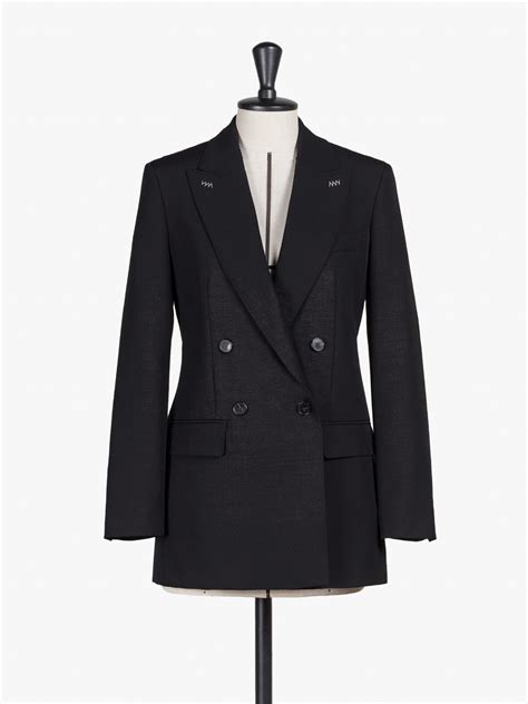 Double Breasted Black Blazer Max Mara