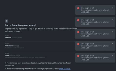 I Added A Piece Of Code To The Global Config And Logseq Keeps Crashing