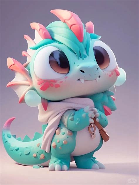 Aigc 小龙人元素卡通3d角色