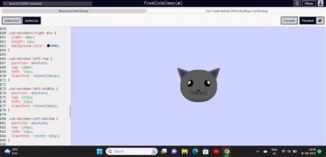 Tathastu Routray On Linkedin Css3 Html Css Intermediatecss Freecodecamp Frontend