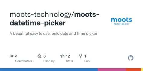 Github Moots Technologymoots Datetime Picker A Beautiful Easy To