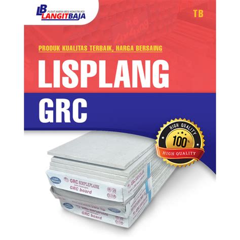 Jual Lisplang Grc Serat Kayu 20 Cm Kota Depok Toko Langit Baja