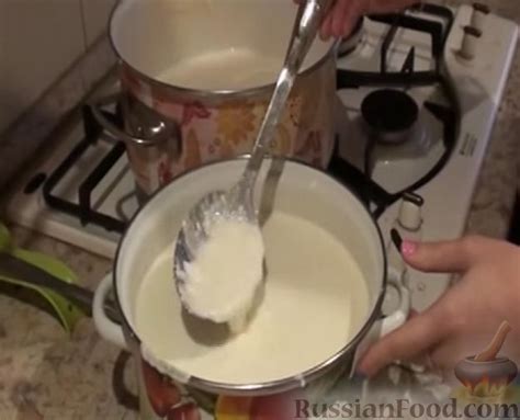 Рецепт: Домашний творог на RussianFood.com
