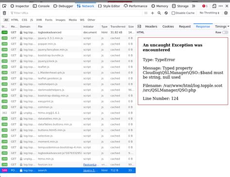 Advanced Logbook An Error Occurred · Issue 2519 · Magicbugcloudlog