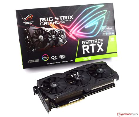 Asus ROG Strix RTX 2070 OC Desktop Graphics Card Review - NotebookCheck ...