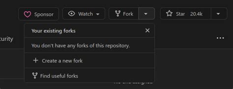 `useful Forks` Add Button To Fork Dropdown · Issue 6368 · Refined Githubrefined Github · Github
