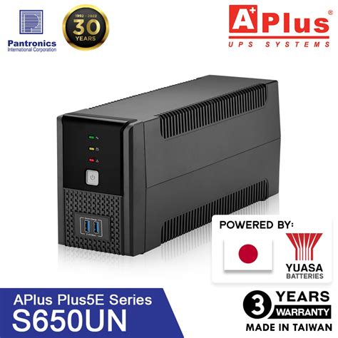 Aplus Ups 650va 360 Watts Line Interactive Ups Plus 5e S650un 3 Years