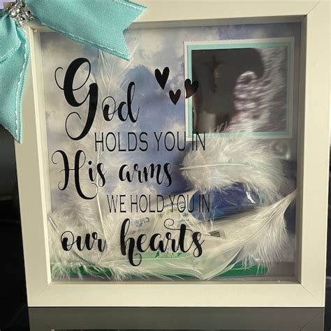 Memorial Shadow Box Picture Shadowbox Custom Memorial T Memorial