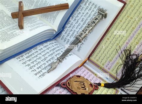 Bible Quran And Torah Concept Of Interfaith Dialogue Christianity