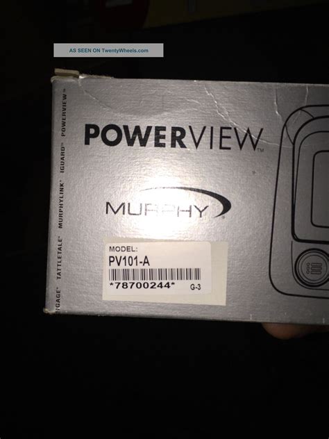 Murphy Power View Pv101 A