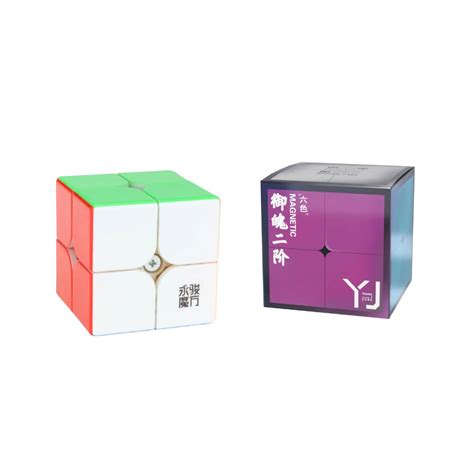Yj Yu 2x2 Magnetic Speedcube Stickerless Cubuzzle