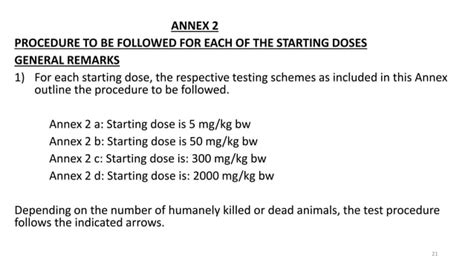 Oecd Guideline For Acute Oral Toxicity Tg 423 Pptx