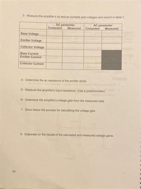 Solved Experiment 9 Bipolar Junction Transistors Common