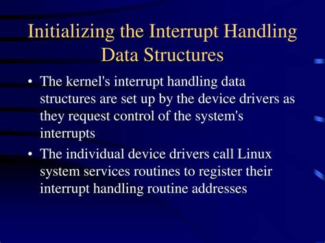 interrupts and interrupts handling ppt download