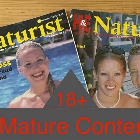 Vintage Naturist Magazines Etsy