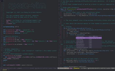 conheça o space vim que não é o spacevim