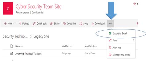 Export Document Library Meta Data To Excel Microsoft Community Hub