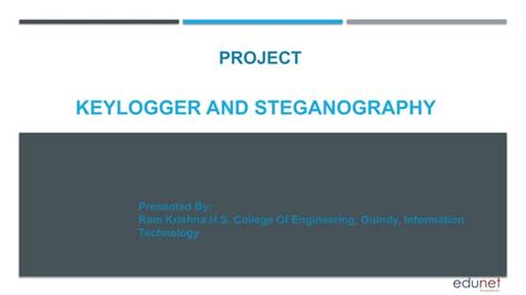 keylogger and steganography work in in pptx
