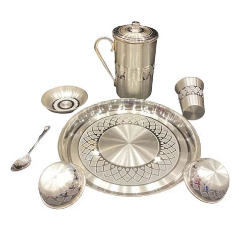 7 Pcs Silver Dinner Set At ₹ 75000set चाँदी के डिनर सेट In New Delhi Id 2849177389473