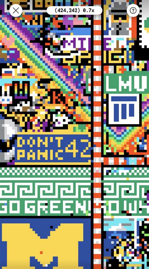 Join Us In Rplace Coordinates 424242 Hitchhikersguide