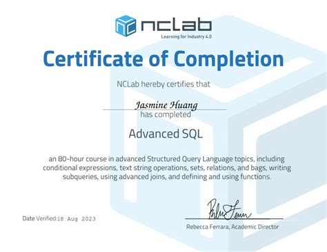 I Have Recently Completed Both The Sql Fundamentals And The Advanced