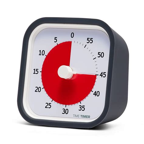 Time Timer Mod Charcoal A Visual Countdown 60 Minute Timer For Classrooms