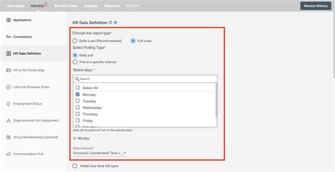 Define Hr Data For Sap Api To Ad Integration In Hire2retire