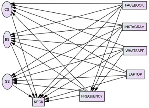 hypothetical path analysis model download scientific diagram