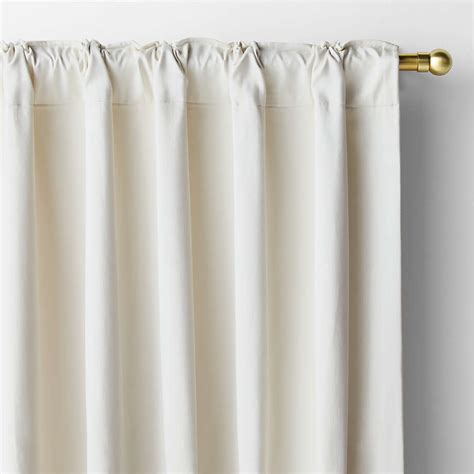 Ivory Organic Cotton Sateen Window Curtain Panel 52x108 Reviews