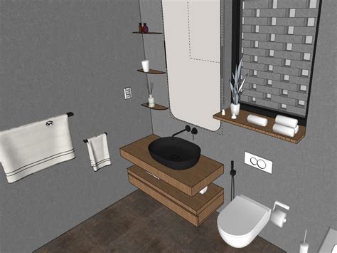 A Complete Architectural D Model In Sketchup Upwork