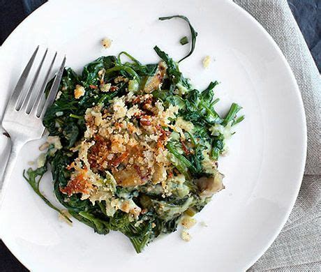 Creamy Lambs Quarters Gratin Recipe Vegetable