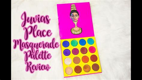 Juvias Place Masquerade Palette Review Swatches Youtube