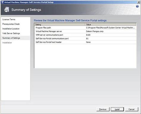 Instalando O Self Service Portal Do System Center Virtual Machine Manager 2008 R2