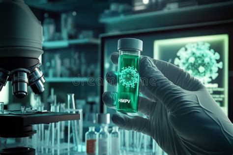 We Are Investigating The Structure Of The Hmpv Virus In A Lab To