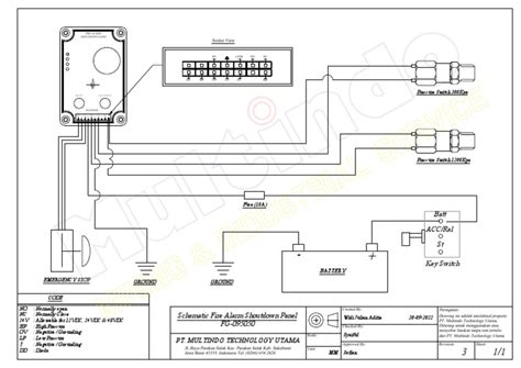Schematic Fire Alarm Fg 095050 Rev3 Pdf Manufactured Goods Equipment