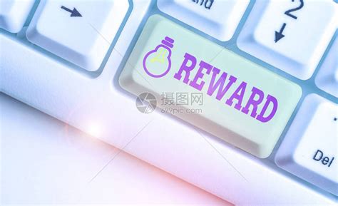 显示奖励的概念手写为表彰服务努力成就而给予的概念高清图片下载 正版图片504187424 摄图网