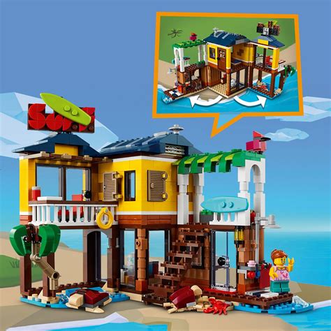 Lego 31118 Creator Surfer Beach House Entertainment Earth