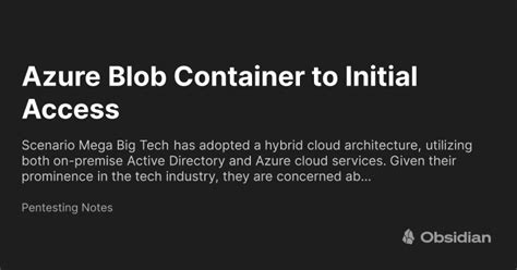Jaykumar Soni On Linkedin Azure Blob Container To Initial Access
