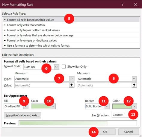 Membuat Data Bars Conditional Formatting Excel Excelandor