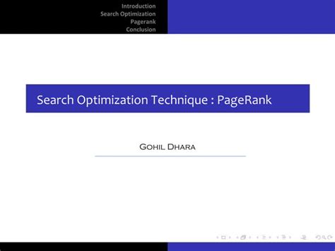 Pagerank Algorithm Explained Ppt