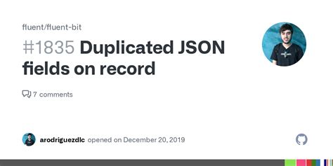 Duplicated JSON Fields On Record Issue Fluent Fluent Bit GitHub