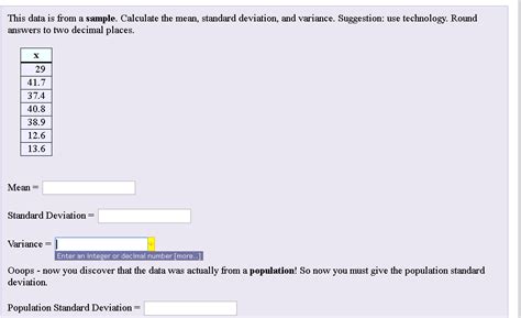 Solved This Data Is From A Sample Calculate The Mean Chegg