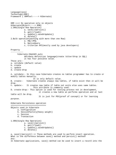 02 03 2023 Hibernate Class Notes Pdf Computing Databases