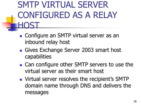 PPT SMTP PROTOCOL CONFIGURATION AND MANAGEMENT PowerPoint Presentation ID 501172