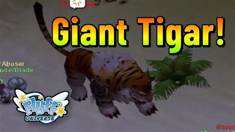 Flyff Universe Giant Tigar Für Gigantic Feline Fang Töten 14 Mio Hp Youtube