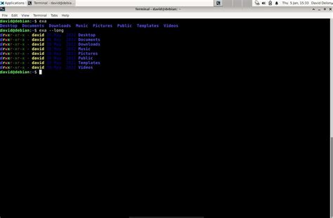 exa the linux ls replacement that s a little bit extra