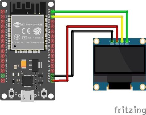 Подключение Oled дисплея к Nodemcu 32s и пример кода блог