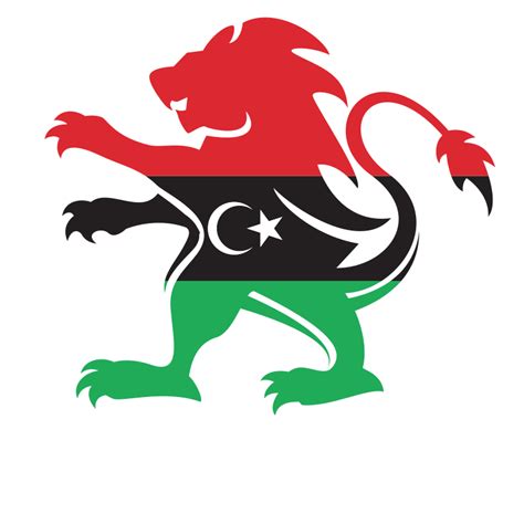 Libyan Flag Heraldic Symbol Openclipart